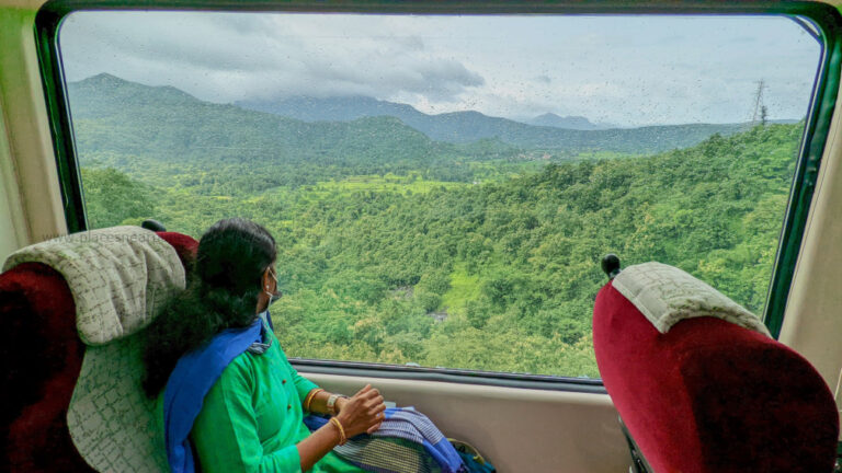 Deccan Queen Pune Mumbai train journey in the Vistadome Coach – Places near Pune and Mumbai